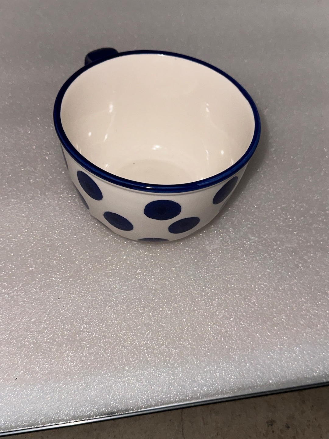 Blue and White Soup Mug or Large Coffee Mug / by Designpac Inc. - Etsy