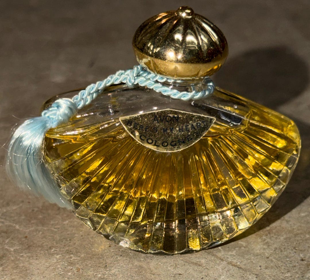 Vintage Avon “to a Wild Heart” Cologne Mini Bottle | Decorative Glass ...