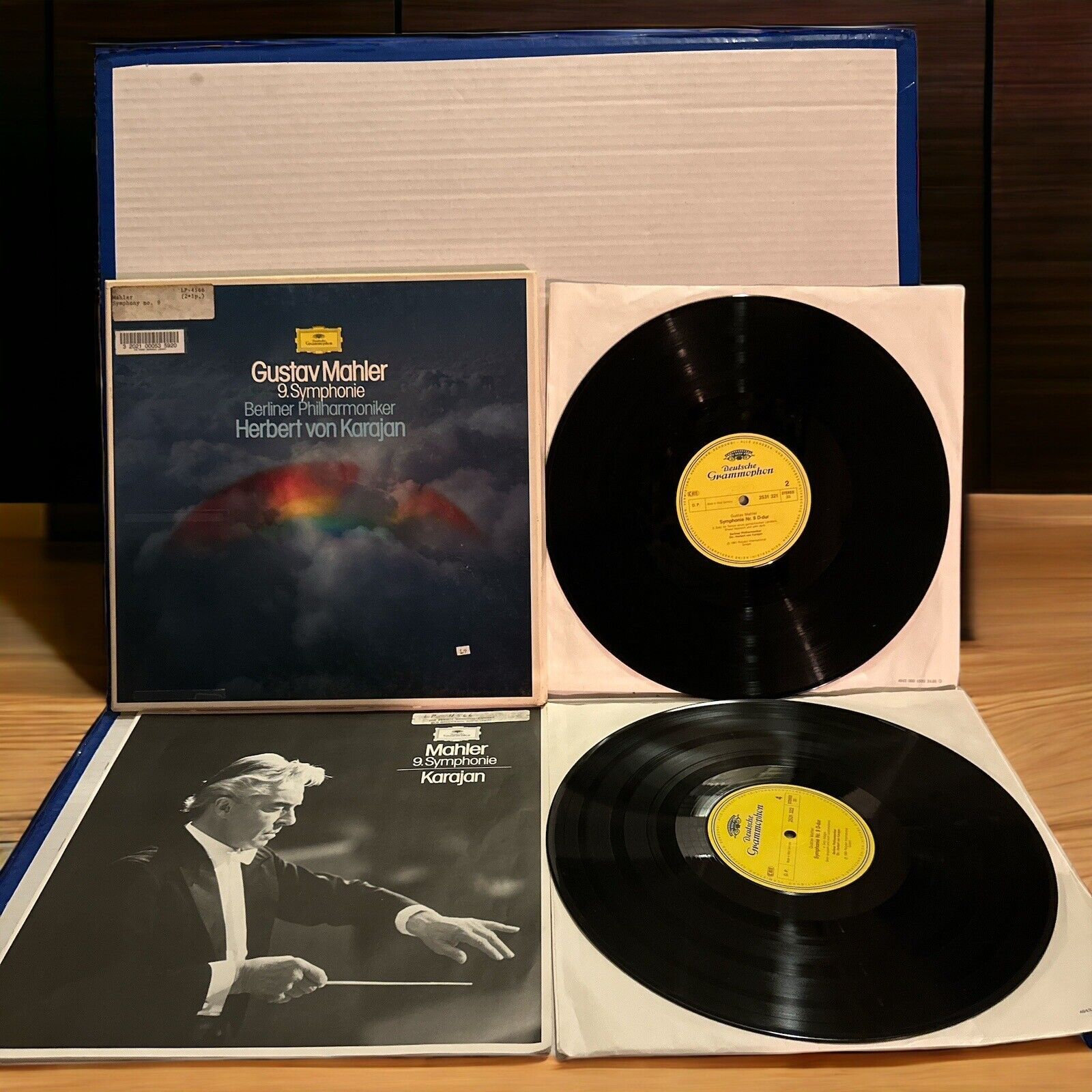 Karajan Mahler Symphony No 9 box Set 2X LP EX/EX 2707 125 - Etsy