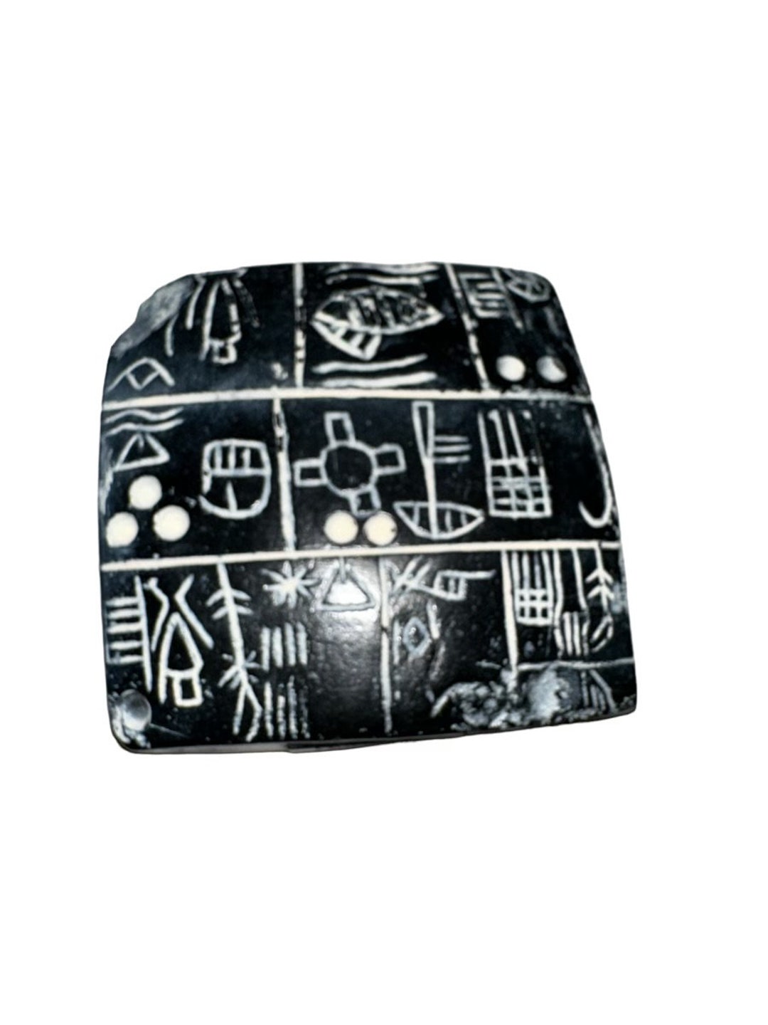 Vintage A Mesopotamian Steatite or Chlorite Administrative Tablet in ...