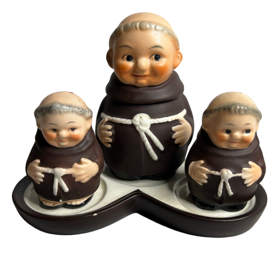 Vintage Goebel Friar Tuck Sugar Salt and Pepper Monks - Etsy