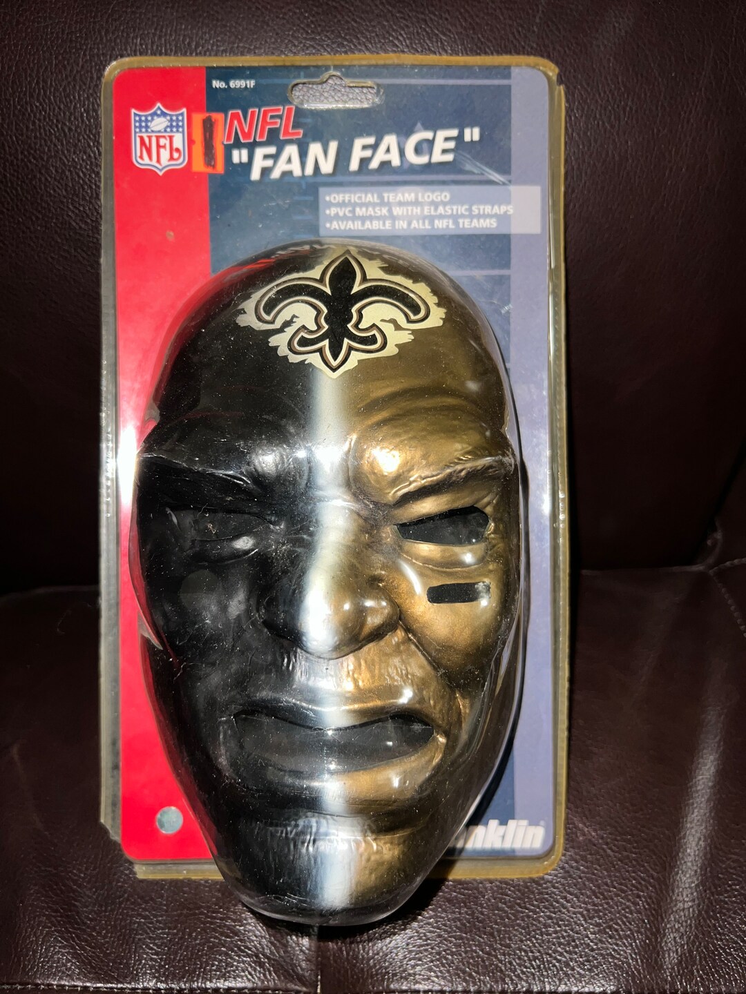 New ORLEANS SAINTS NFL Franklin Fan Face Mask, One Size Fits All - Etsy
