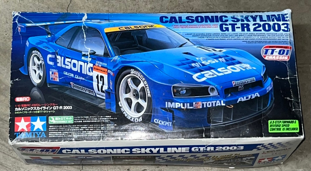 Tamiya Nissan Skyline GT-R Calsonic 2003 W/decal 1/24 Model Kit 17052 - Etsy