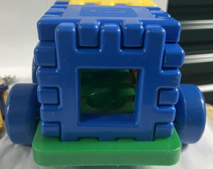 VINTAGE 1984 LITTLE TIKES 8" Waffle Blocks Set With Wheels Chassis - Etsy