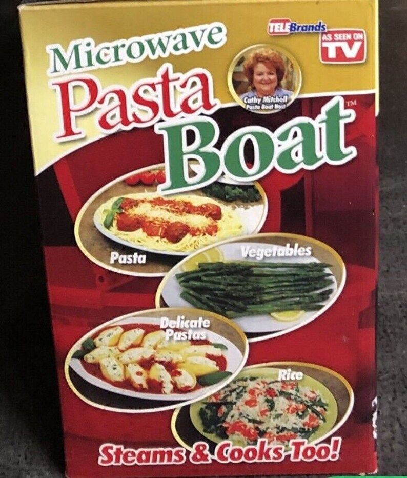 New Microwave PASTA BOAT Cooker as Seen on TV Perfect Pasta - Etsy