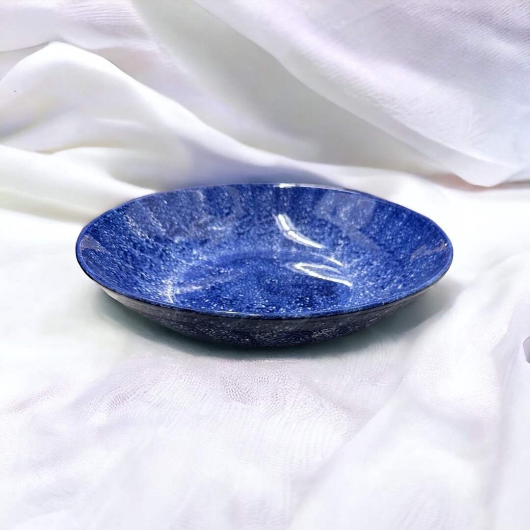 Large La Primula Italy Blue & White Spongeware Pasta or Salad Bowl - Etsy