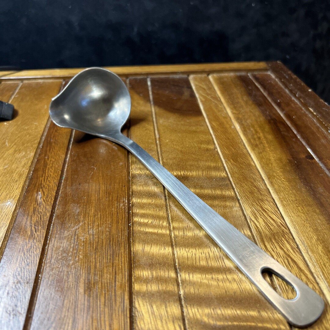 Prestige INOX Rostfrei Stainless 6 Ladle Spoon With Pour Spout - Etsy ...