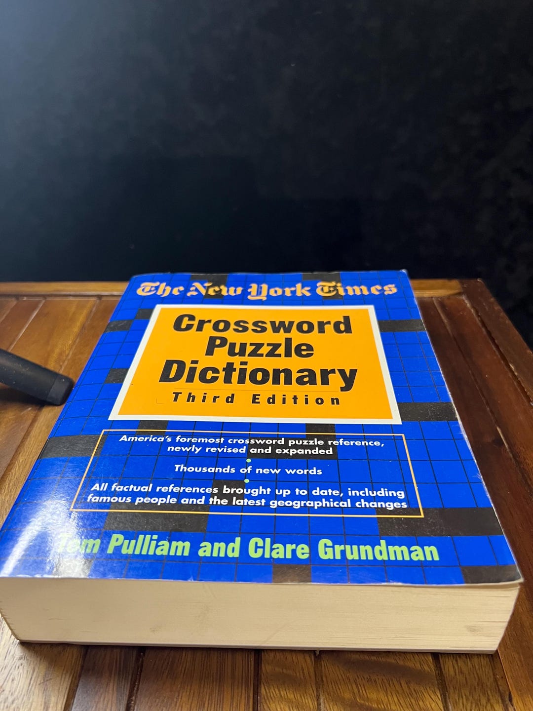 NY Times Crossword Puzzle Dictionary: 3rd Edition, Revised & Expanded ...