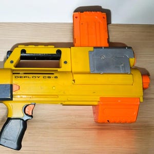 Nerf N-strike Deploy Yellow CS-6 Dart Rifle Blaster Gun - Etsy