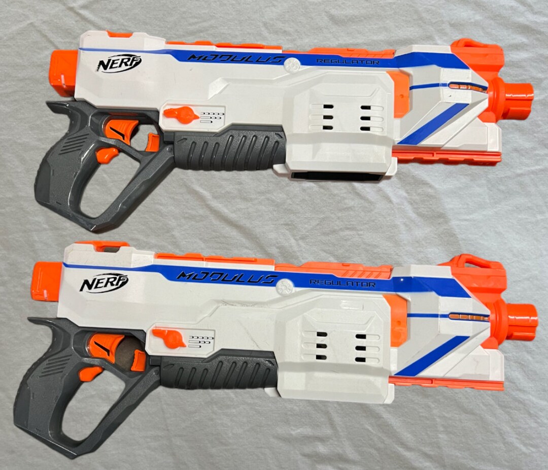 Lot of 2 Nerf Modulus Regulator Gun - Etsy