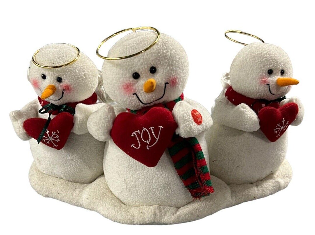 Yule Rite Animated Snowman Band! Standing at 9 Inches Tall Plays Music ...