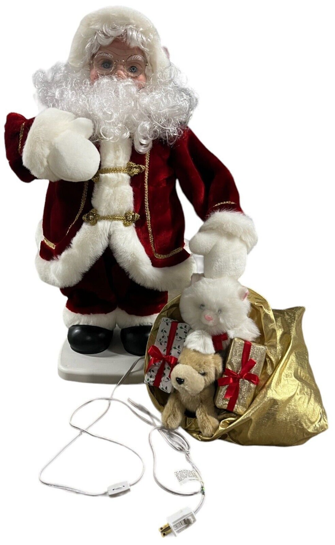 Vintage 29 Santas Best Animated Santa Moves Arm and Head Move - Etsy