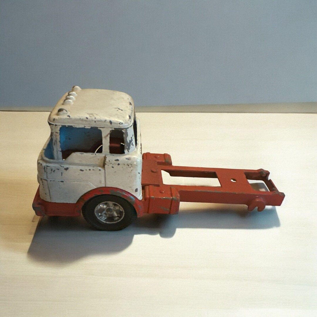 VTG HUBLEY Ford Cabover Dump Truck Tipper 1490 White & Red Toy - Etsy