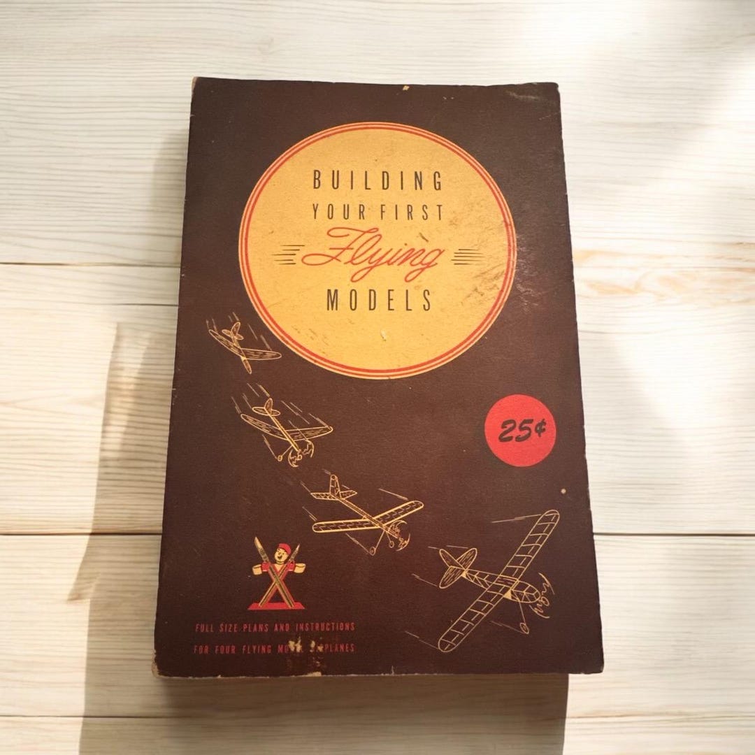 1946 Flying Models Book: Jesse Davidson, 4 Full Size Plans - Etsy