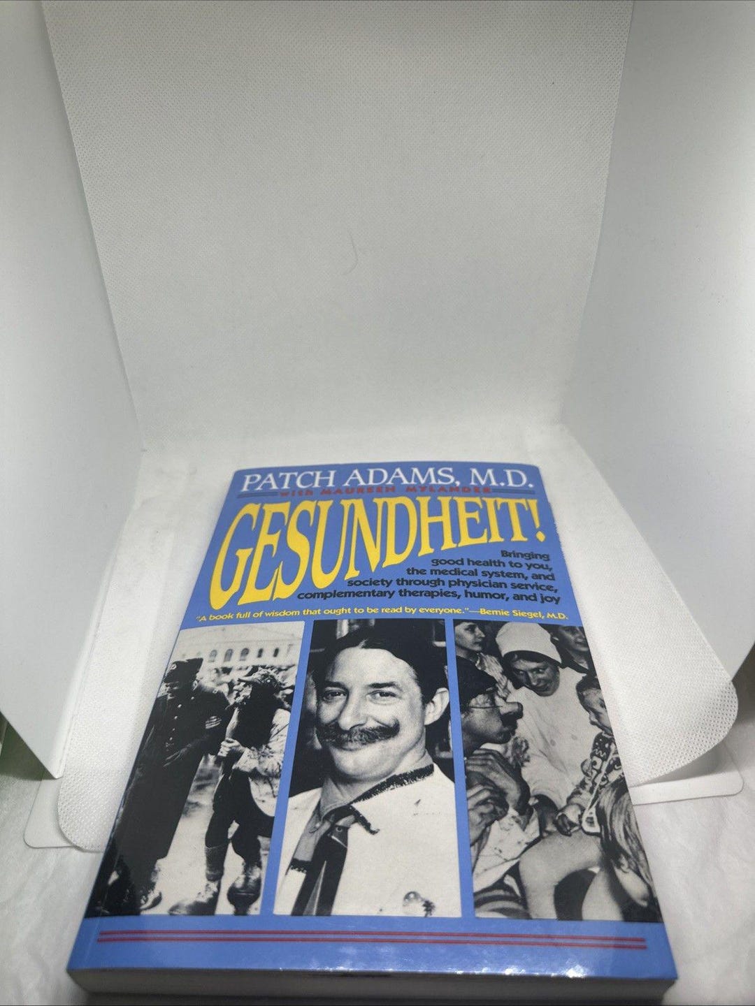 SIGNED Gesundheit! by Patch Adams M.D 1st Printing Trade Paperback 1993 ...