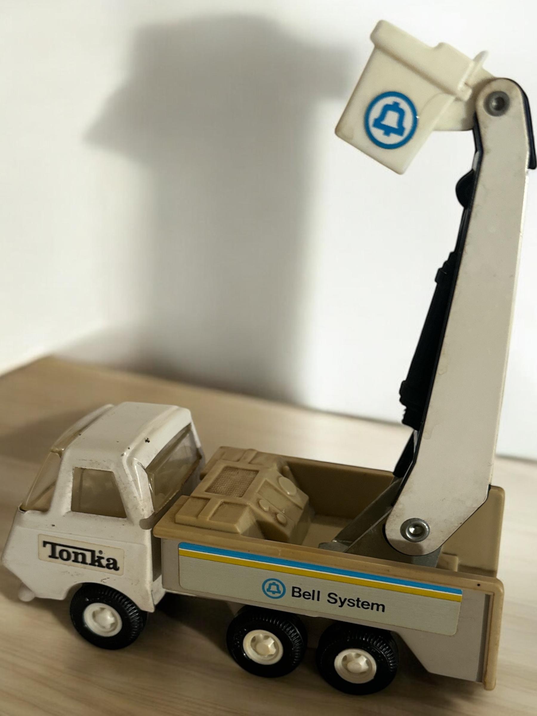 Tonka Bell Phone System Bucket Lift Service Truck 5.5" Model #55010 - Etsy