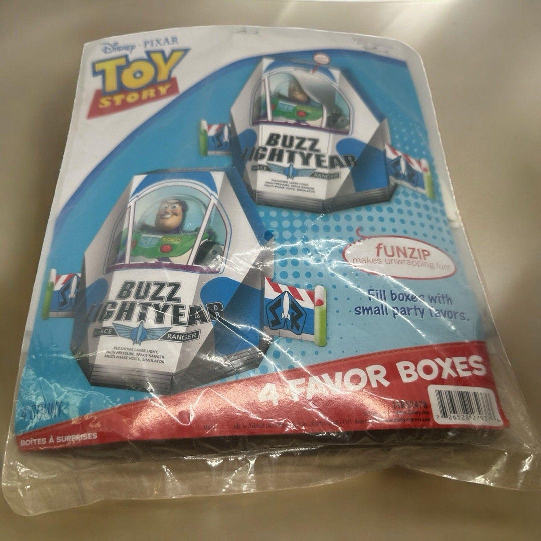 Toy Story Buzz Lightyear Party Favor Boxes - Etsy