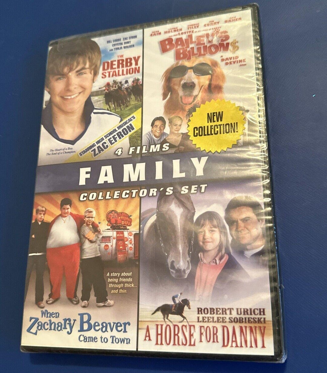 4 Films W/ Derby Stallion, Bailey's Billions & More Dvd Family ...