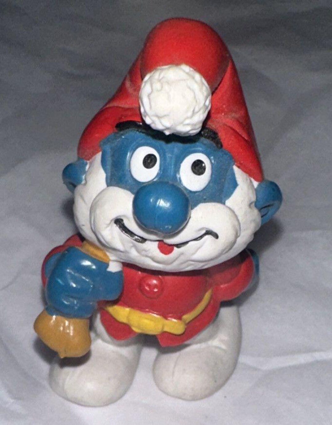 The Smurfs Santa Papa Smurf Christmas Claus 20124 Rare VTG Display ...