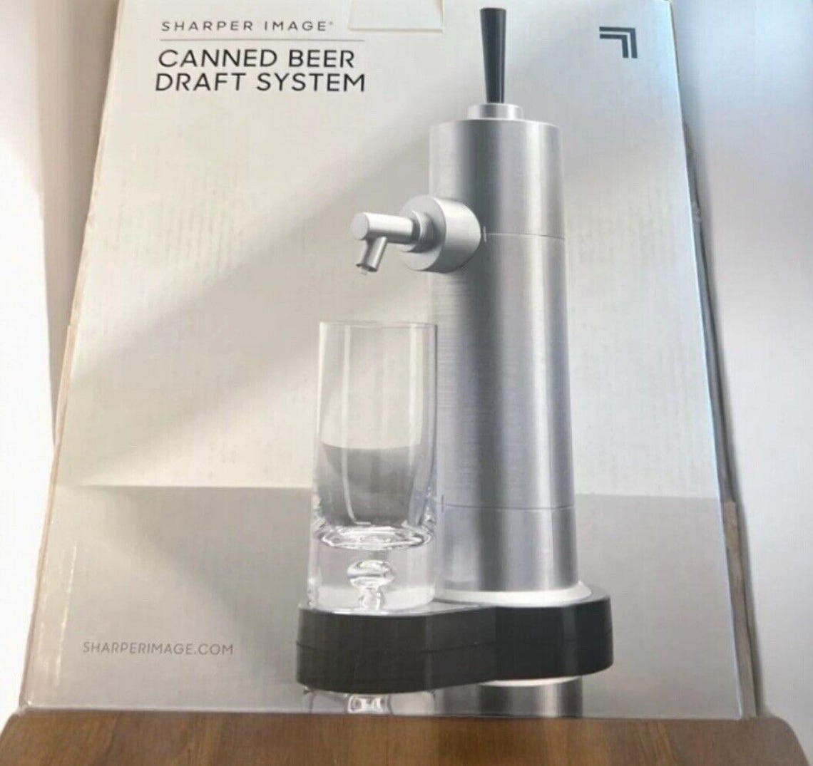 Sharper Image Canned Beer Draft System New Open Box Never Used - Etsy