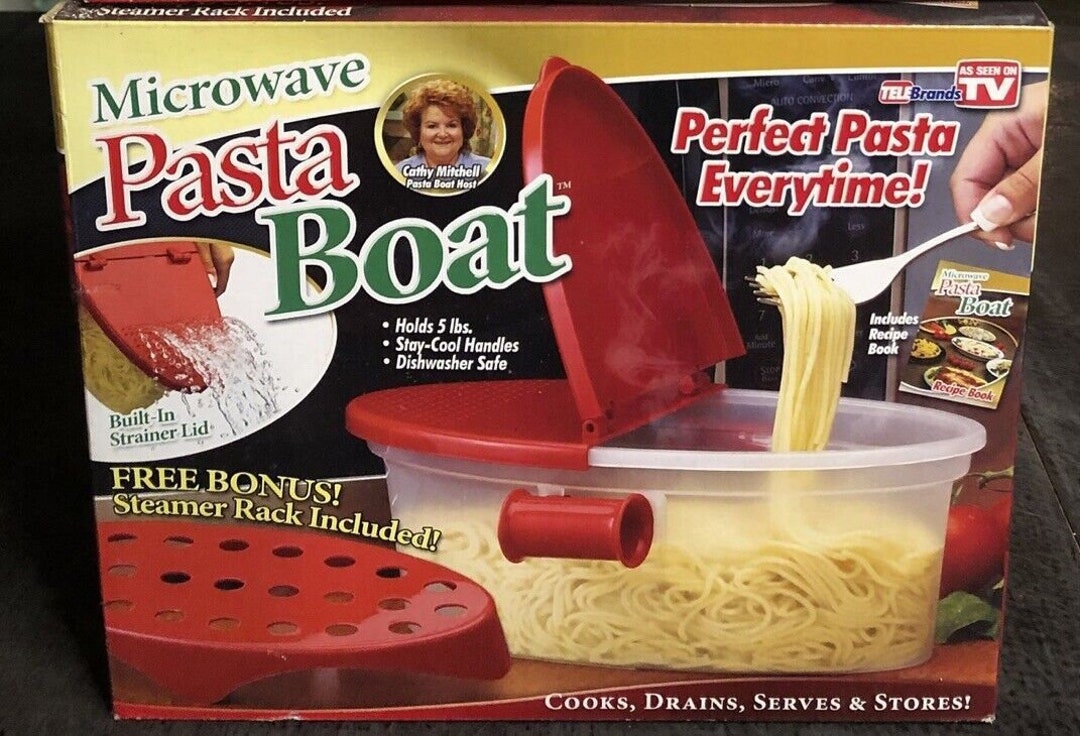 New Microwave PASTA BOAT Cooker as Seen on TV Perfect Pasta - Etsy