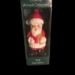 New Santa Goebel Annual 1978 Germany First Edition Ornament - Etsy