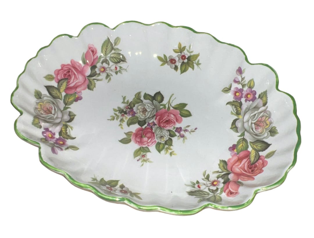 Vintage Old Foley James Kent LTD Chinese Rose Staffordshire Made in ...