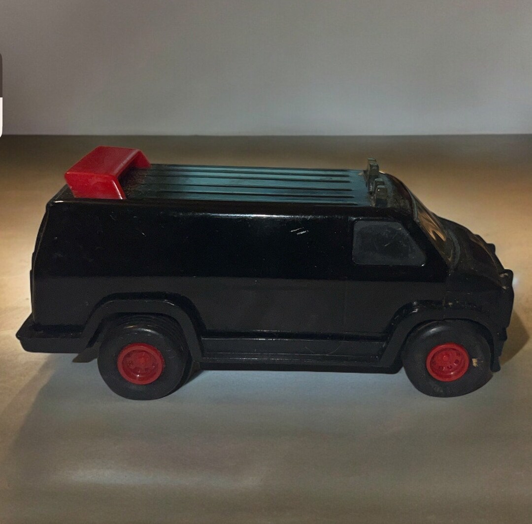 Vintage Ertl A-team Van 1/48 Scale Die Cast Pull-back Action Pow-r-pull ...