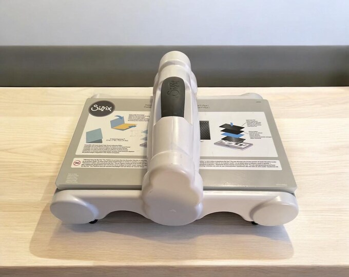 Sizzix Big Shot Plus Machine White and Gray Press With Big Shot Plus ...