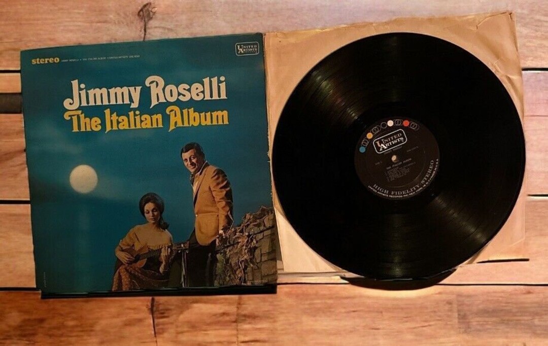 LP Jimmy Roselli 'the Italian Album' UAS6544 1966 Stereo - Etsy