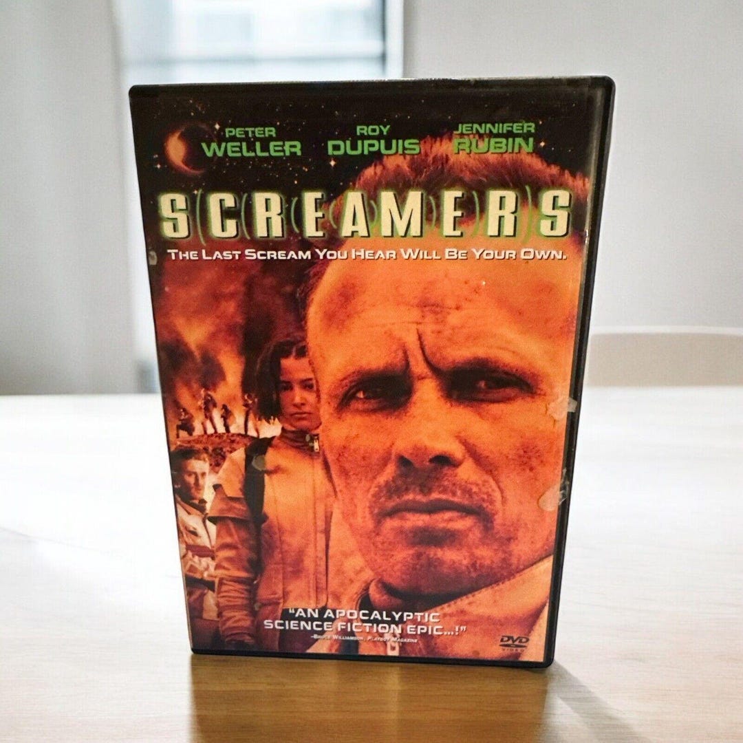 Screamers DVD Peter Weller, Roy Dupuis, Jennifer Rubin 1996 Sci-fi - Etsy