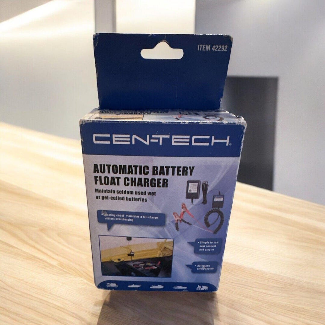 Centech Automatic Battery Float Charger 42292 12 Volt New Old Stock ...