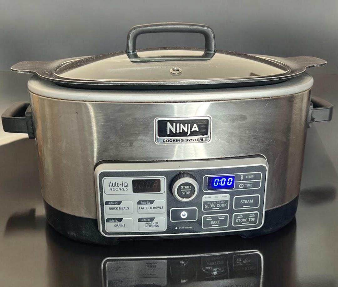 Ninja CS960IQ Cooking System Triple Fusion Heat Autoiq Slow Cooker 6qt ...