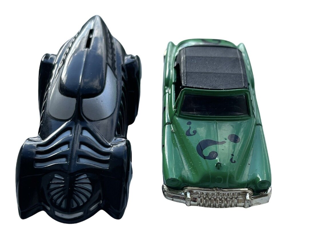 Pre Owned Lot of 2 Batman & Penguin Hastro Inc. 1995 DC Comics Cars - Etsy