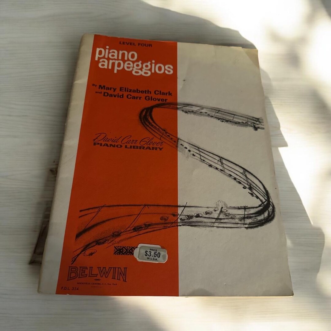 David Care Glover Piano Library Piano Arpeggios Level Four Primer - Etsy