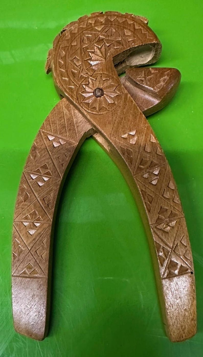 Wooden Nutcracker, Italian Folk Art, Treen Folk Art - Etsy