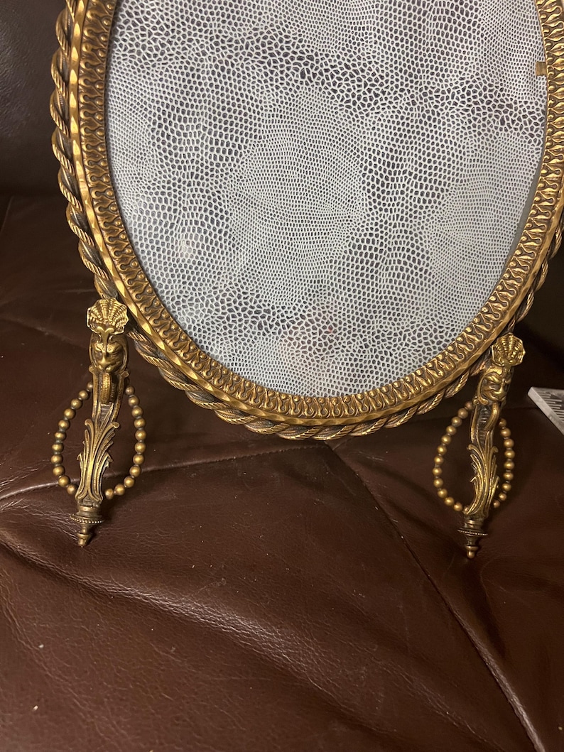 Massive 17” Antique French Empire Revival Gilt Bronze Frame – Dove ...