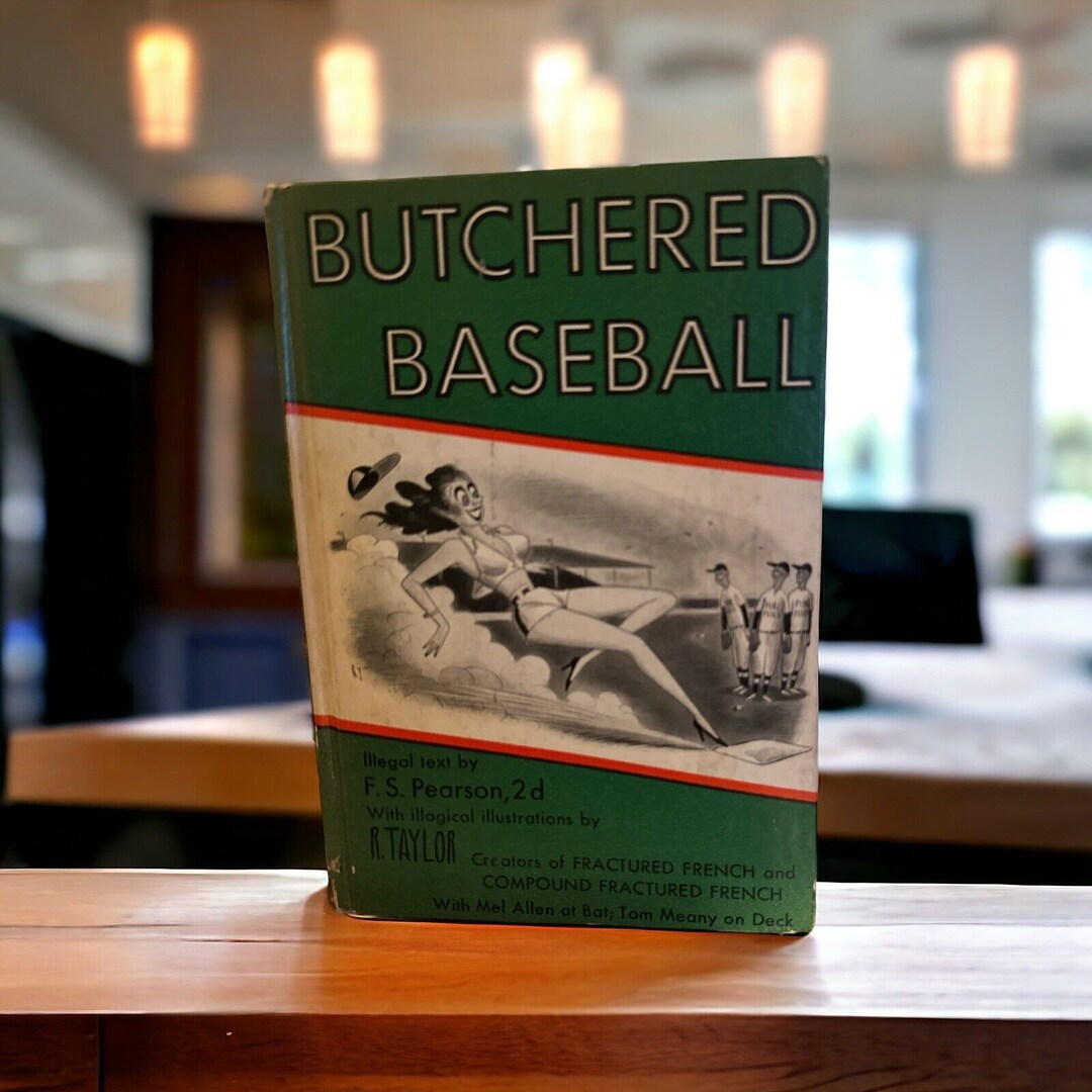 1952 Baseball Book DC Butchered Baseball Sex Humor Illustrated Richard ...
