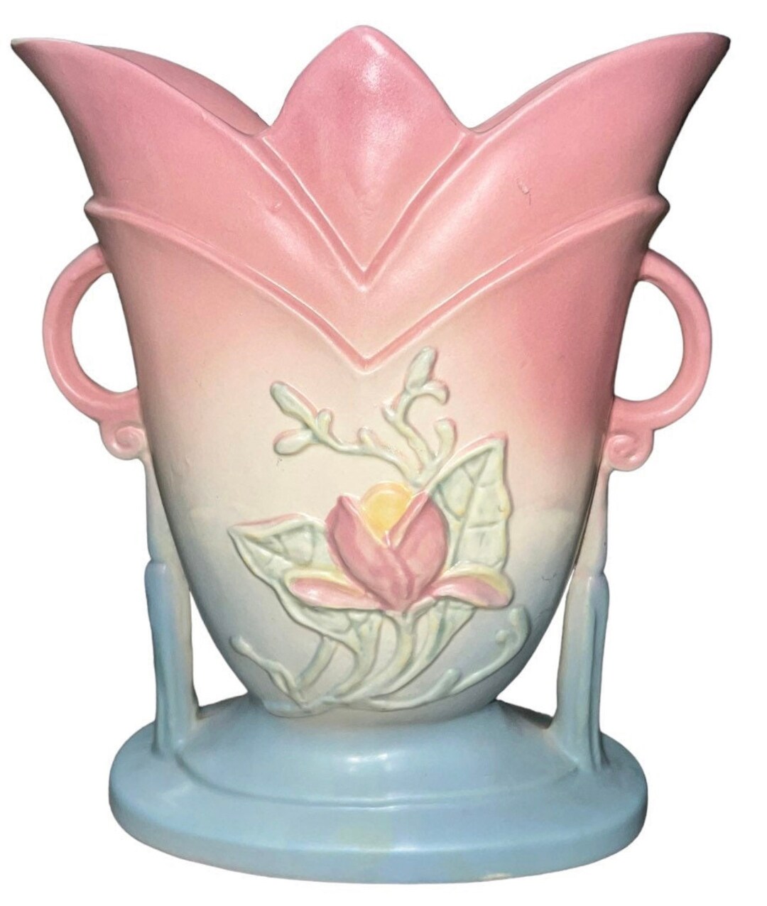 Vintage Hull Magnolia Vase - Etsy