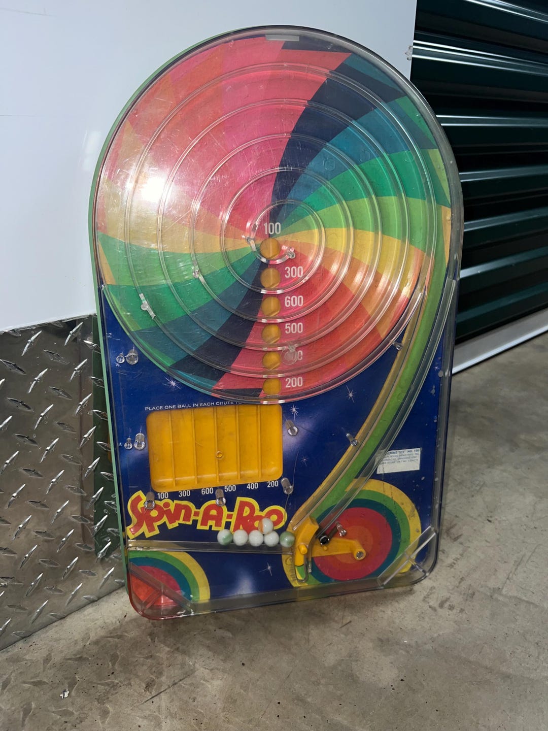 Wolverine Spin-a-roo Pinball Marble Game Toy Rainbow Table Top - Etsy