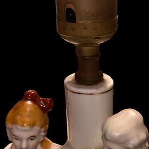 Colonial COUPLE Lamps.pair of Porcelain Lamps.sandrea.andrea by Sadek.i ...