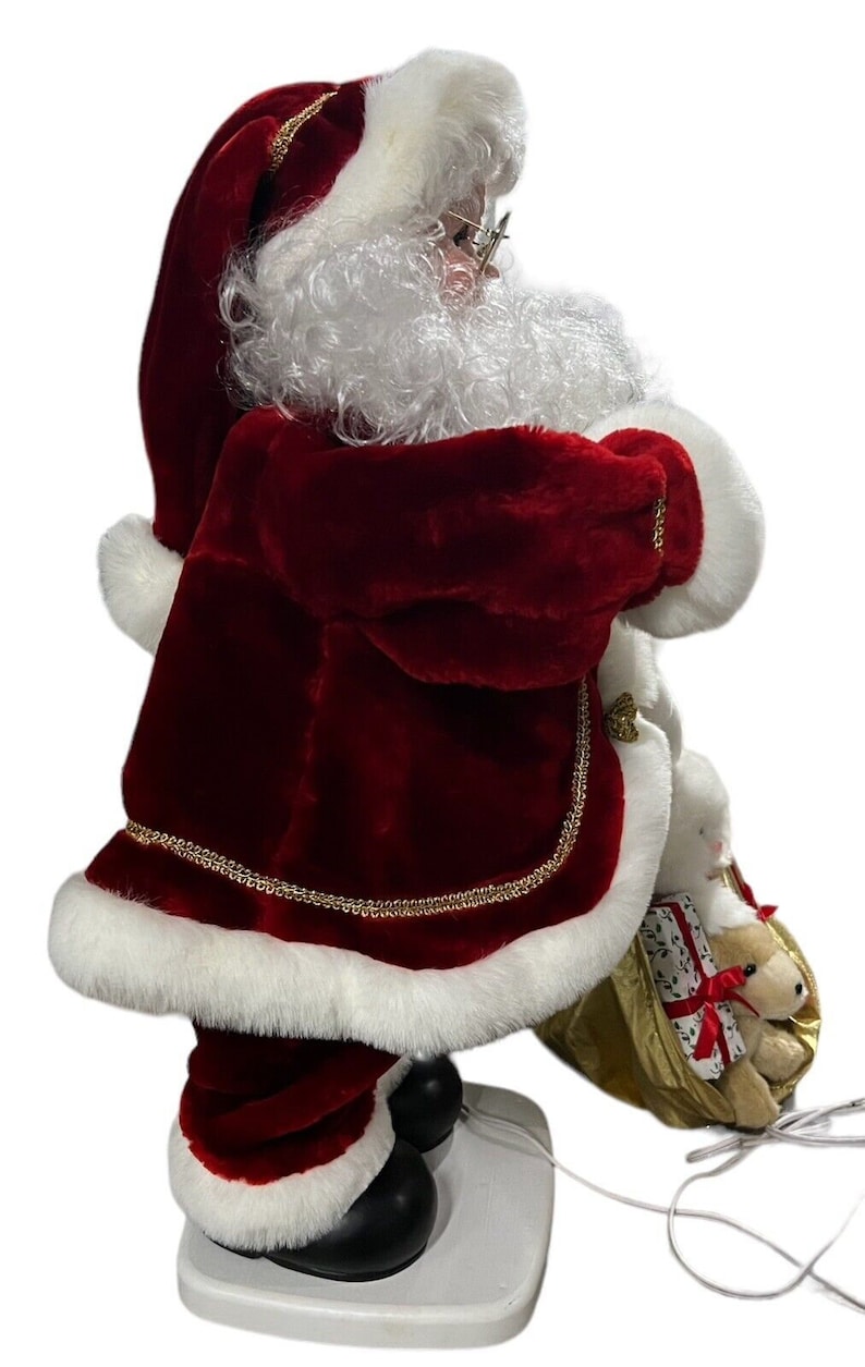 Vintage 29 Santas Best Animated Santa Moves Arm and Head Move - Etsy