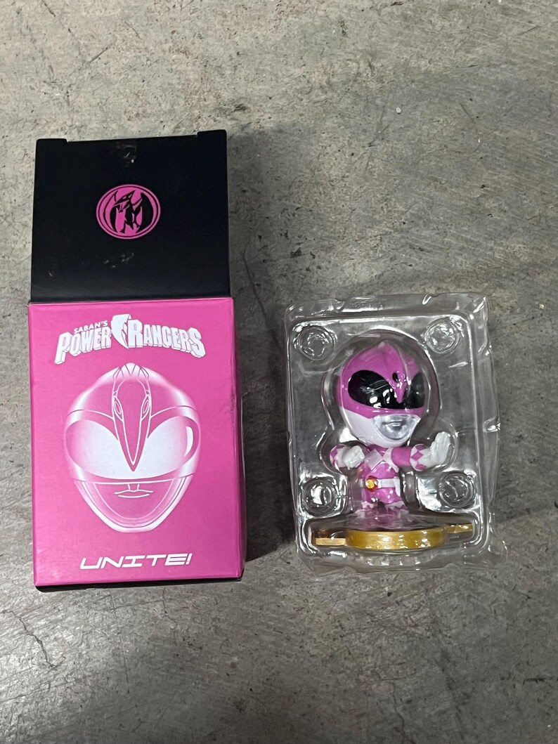 Mighty Morphin Power Rangers Mini Figure Pink Ranger Loot Crate ...