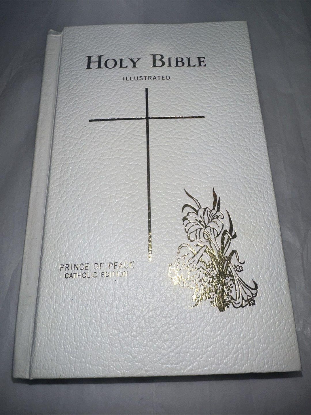 Bible Prince of Peace Catholic Edition Illustrated Holy Bible 1976 VTG ...