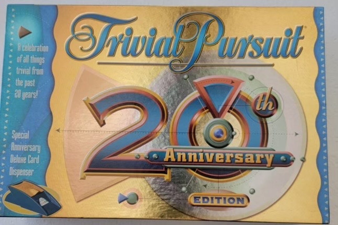 20th Anniversary Trivial Pursuit General Knowledge Trivia Game - Etsy