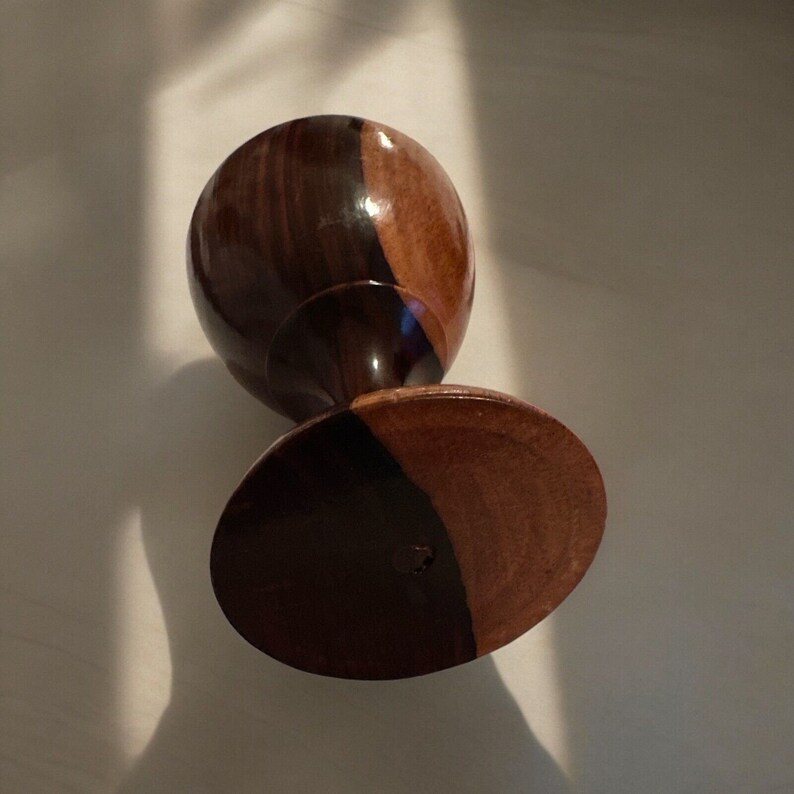 Antique Treenware Goblet, Wood Lignum Vitae Meaning Wood of Life in ...