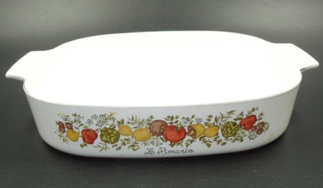 Corningware Le Romarin Spice of Life A-10-B Casserole Baking Dish - Etsy