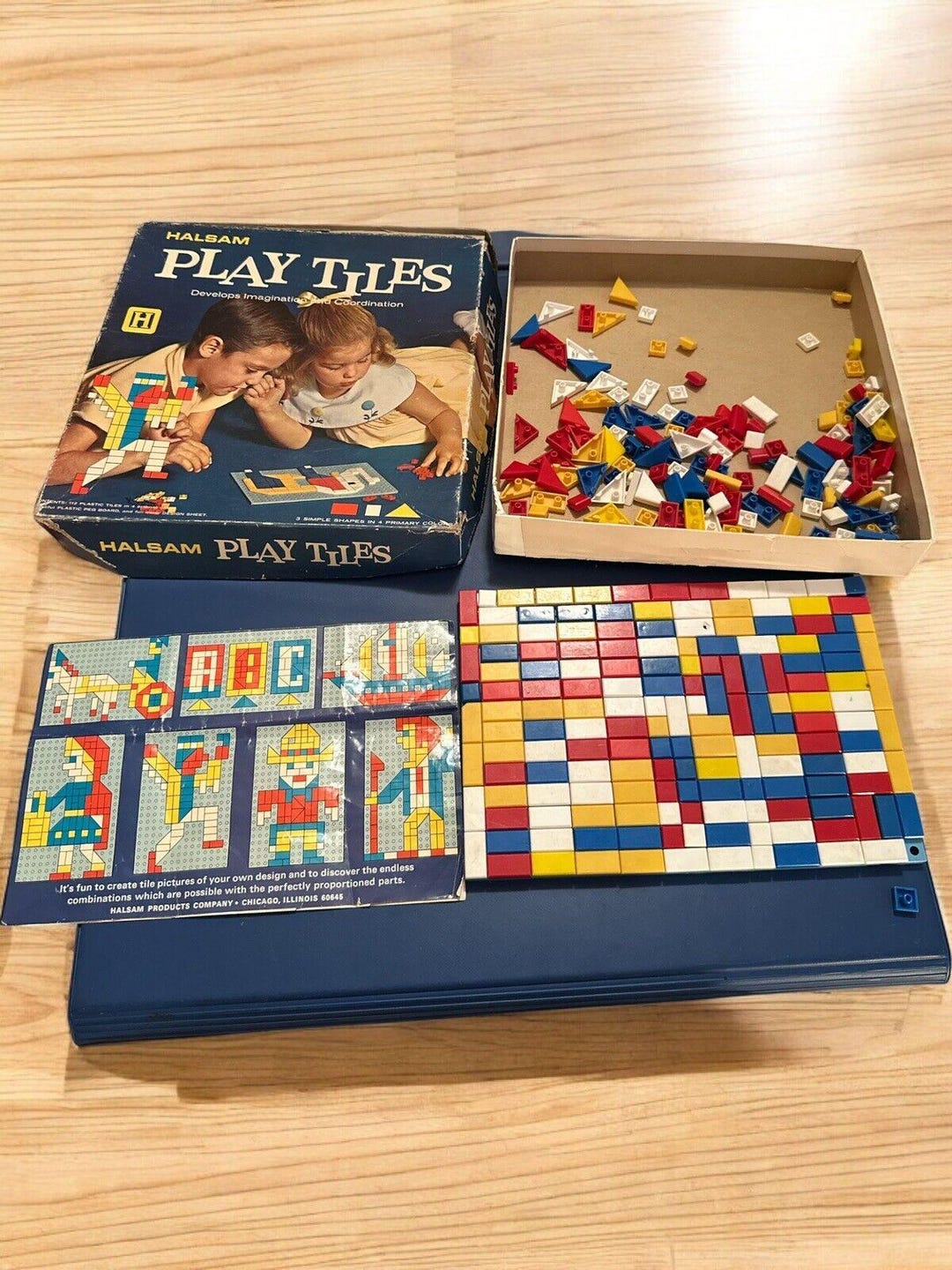 Halsam Play Tiles SET NO. 20 COMPLETE 1960's - Etsy