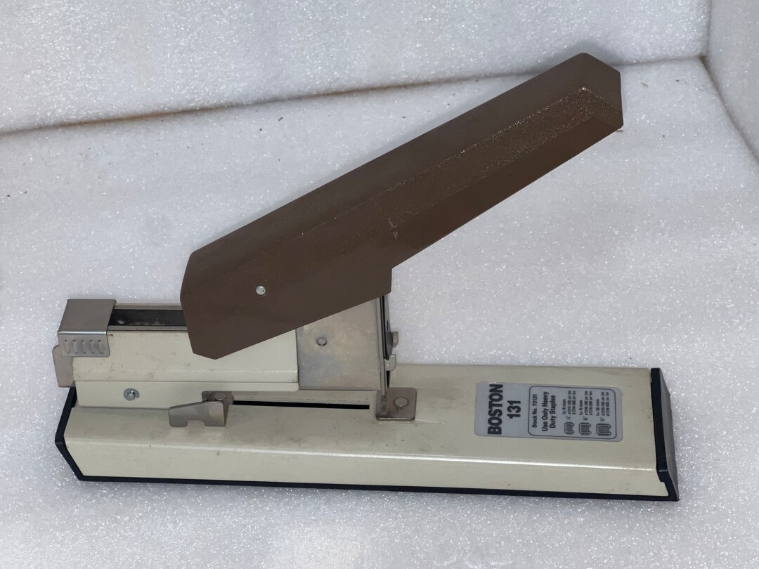 Vintage Boston 131 Heavy Duty Commercial Stapler/boston Stapler/hunt ...
