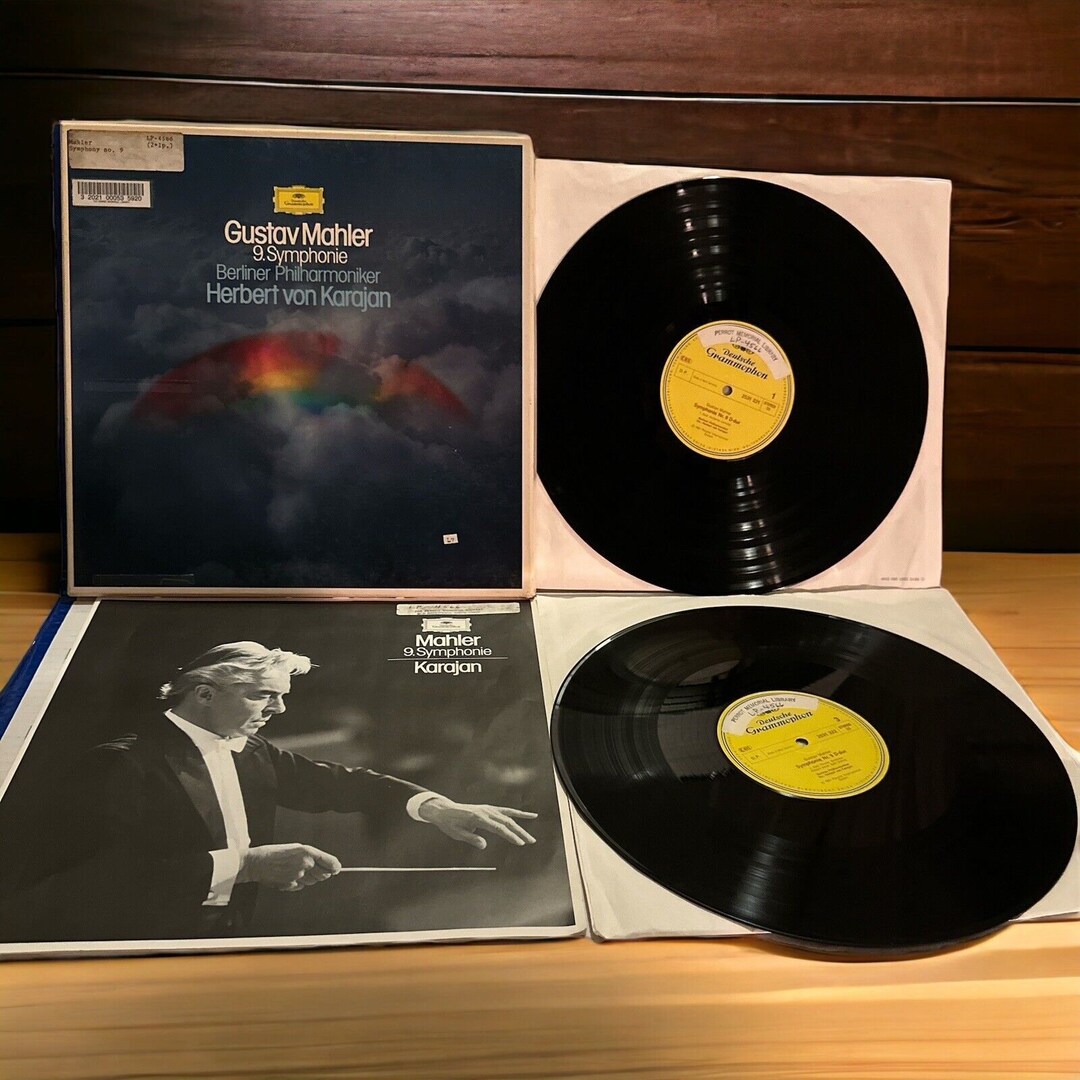 Karajan Mahler Symphony No 9 box Set 2X LP EX/EX 2707 125 - Etsy